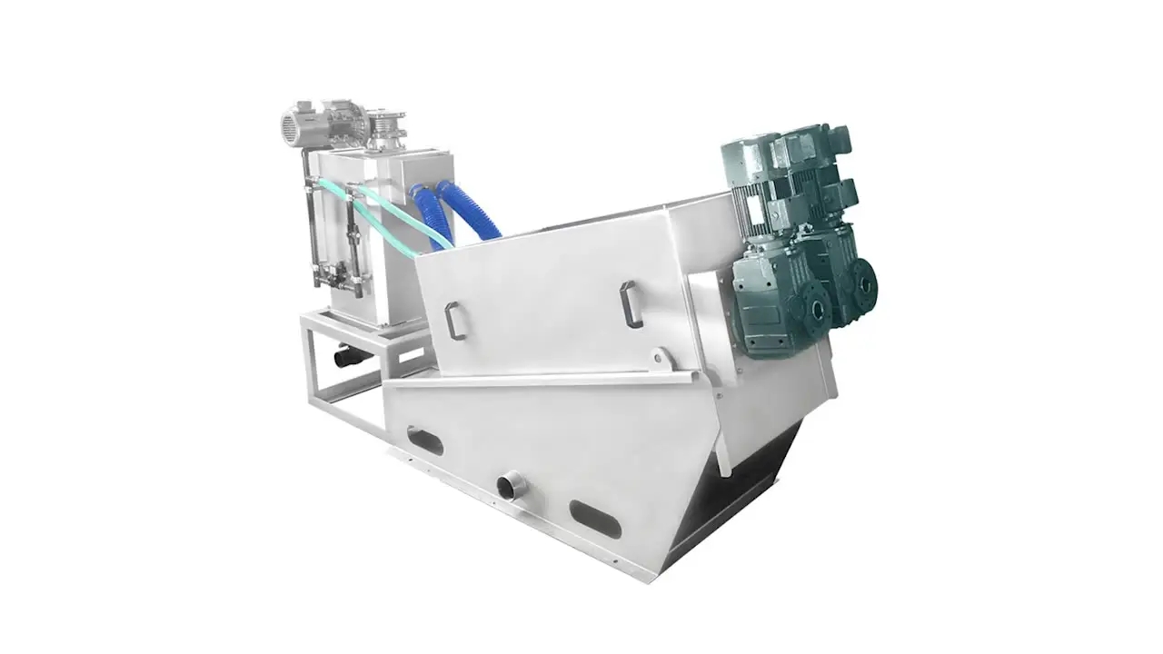 Advantages of dewatering with sludge dewatering machine